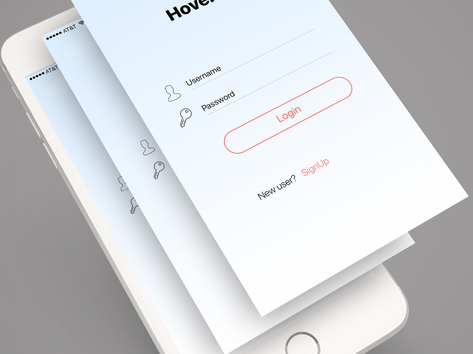 Login screen - mobile app by Rajeev on Dribbble