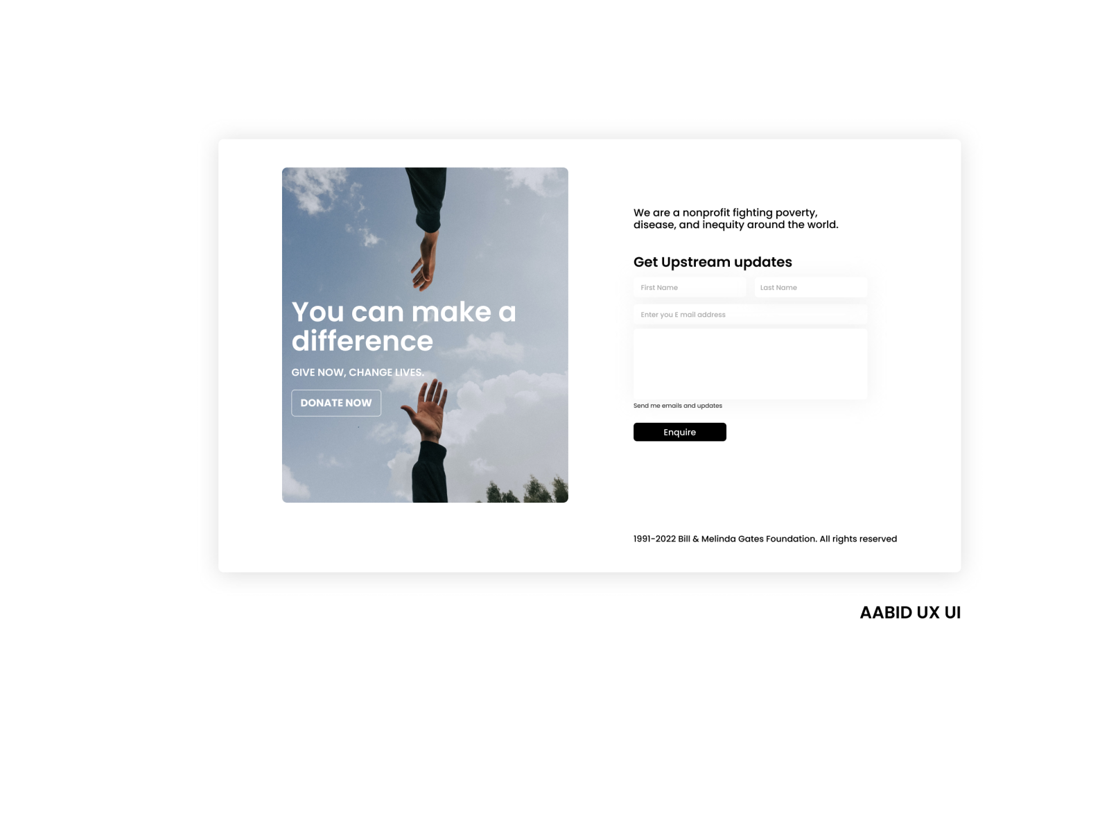 Landing Page footer Design by Aabid Sakir on Dribbble
