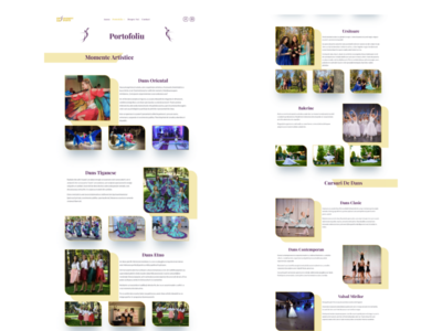 Dance Company Portfolio by Isabela Design on Dribbble