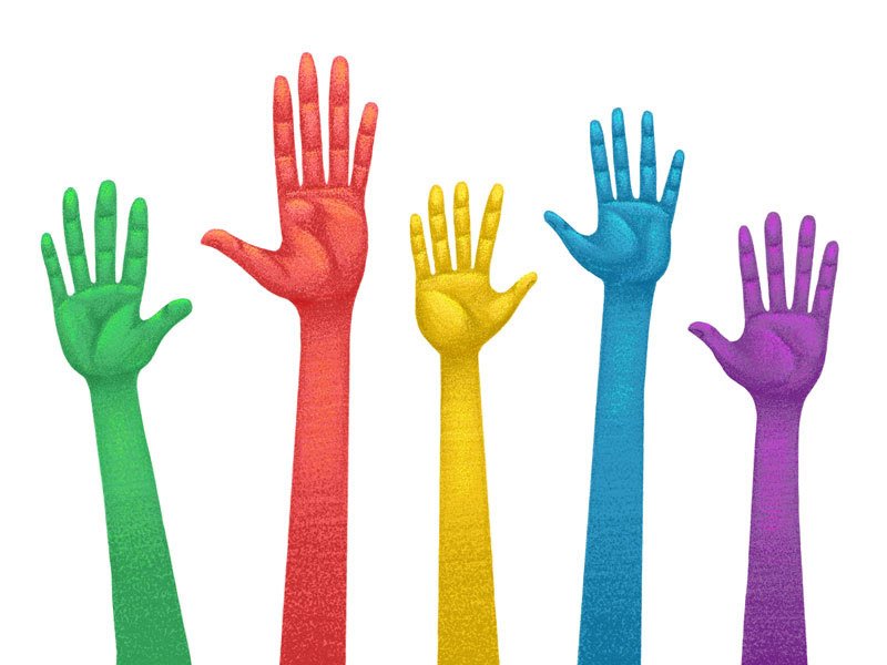Rainbow Hands by Joshua Hurtado on Dribbble