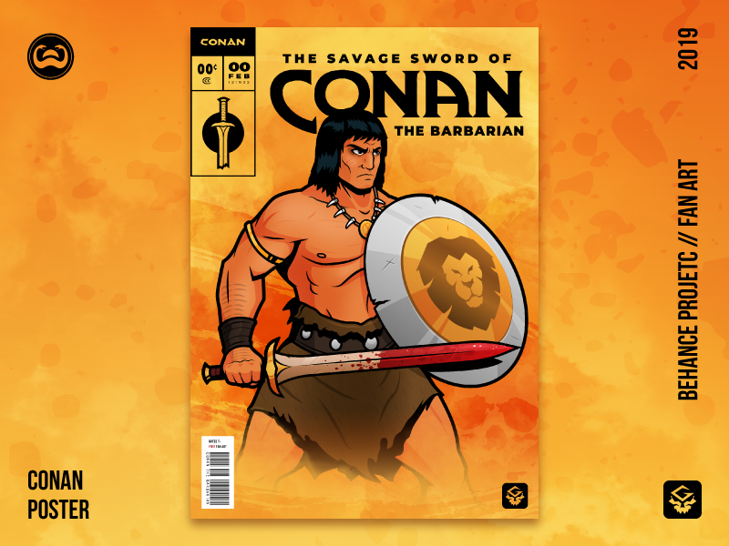 Savage Sword of Conan | Behance project by Gabriel Arruda on Dribbble
