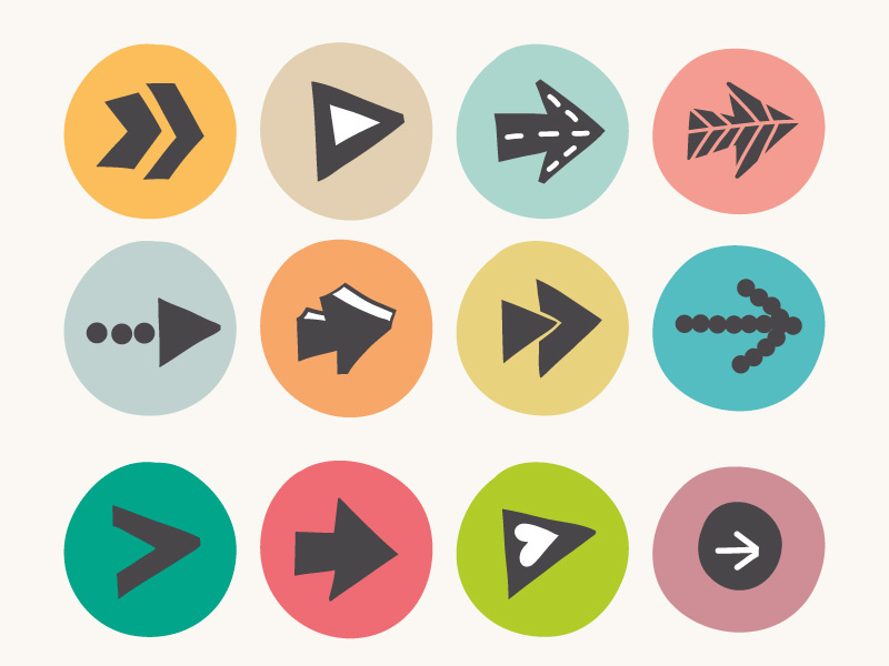 Arrows by Marusha Belle on Dribbble
