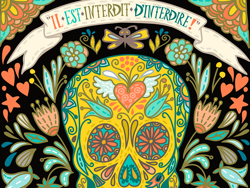 Part of print by Marusha Belle on Dribbble