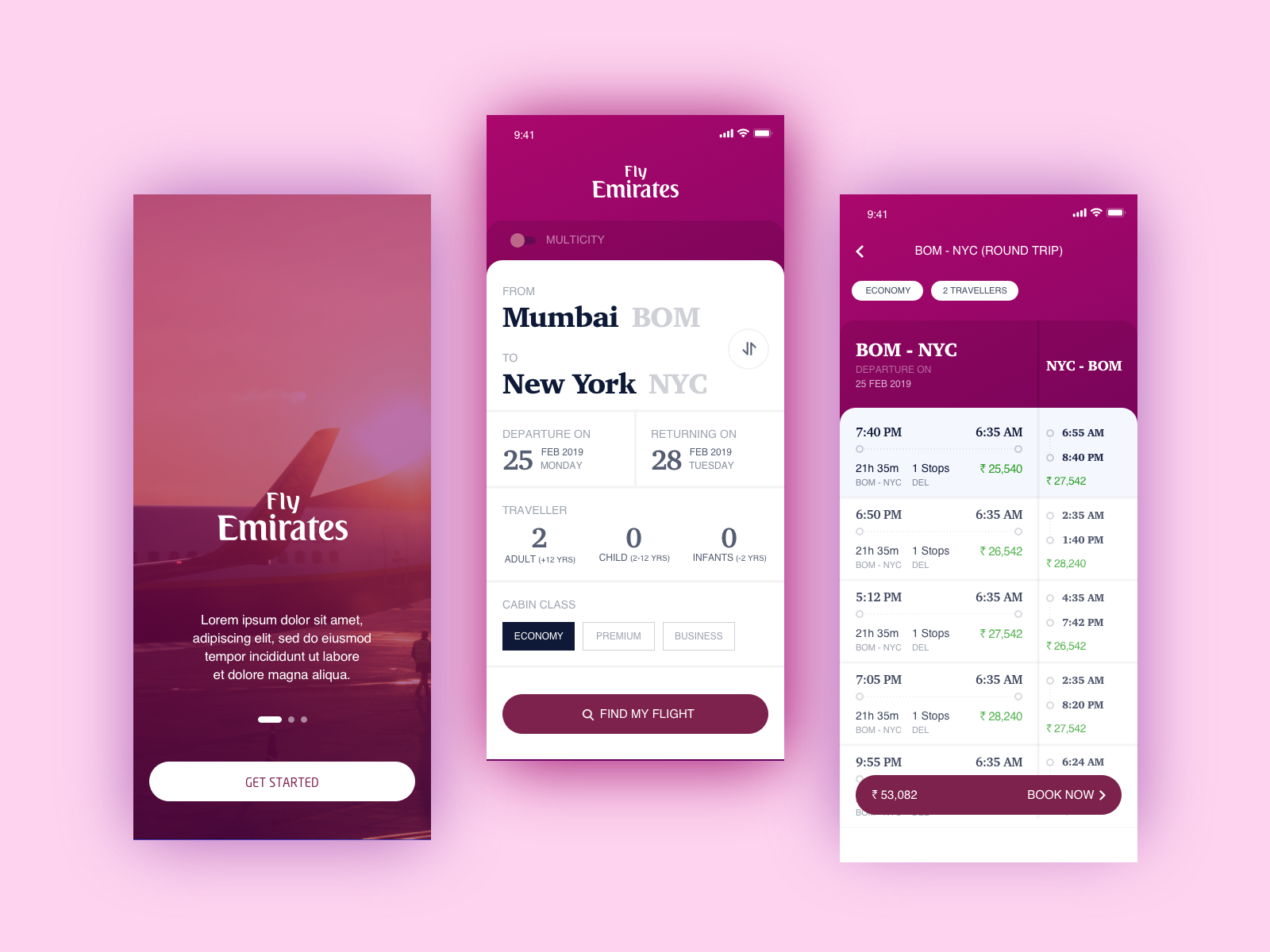 Flight Booking by Design@Excellarate on Dribbble