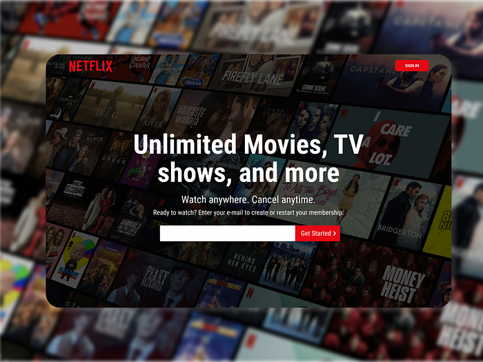 Browse thousands of Netflix Landing Page images for design inspiration ...