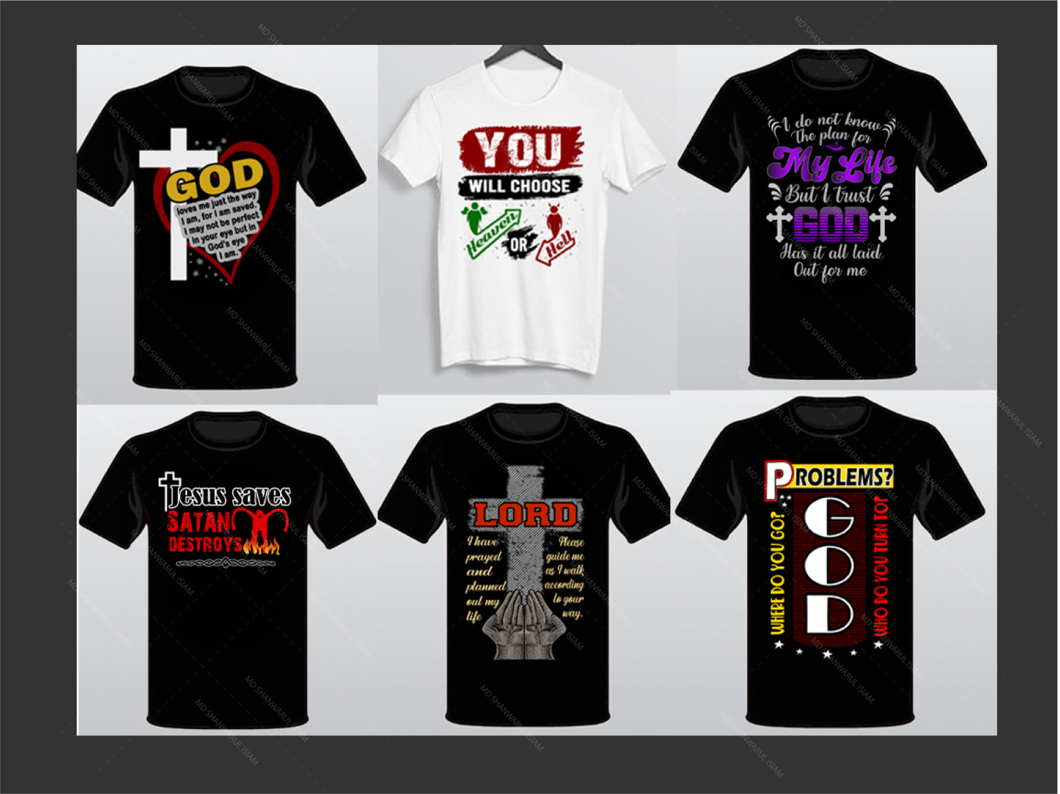 GOD T-shirt design for client by Md Shanwarul Islam on Dribbble