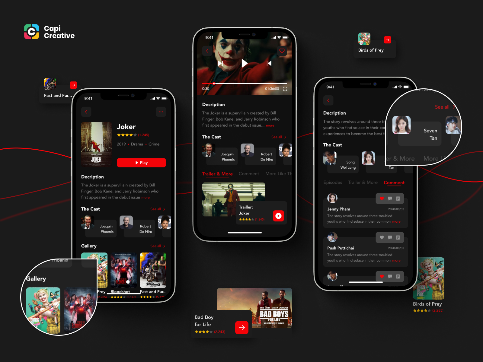 WaFilm - Entertainment App UI Kit by Capi Product on Dribbble