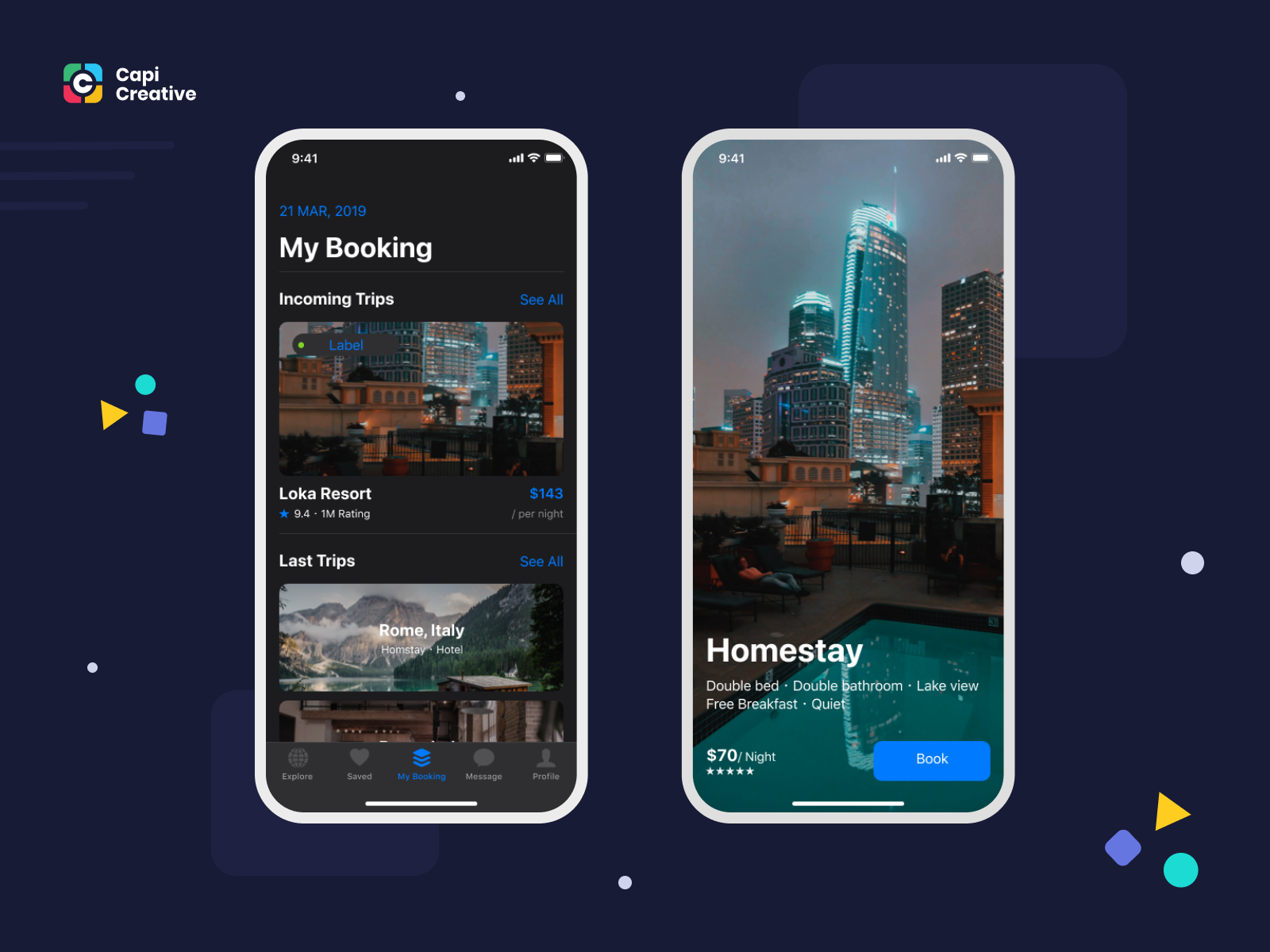 Glories travel - Booking App UI Kit by Capi Product on Dribbble