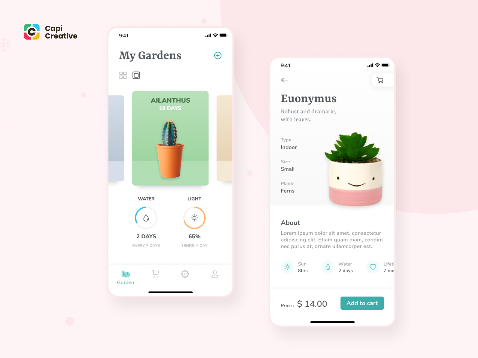 EGarden - Smart Garden Management App by Capi Product on Dribbble