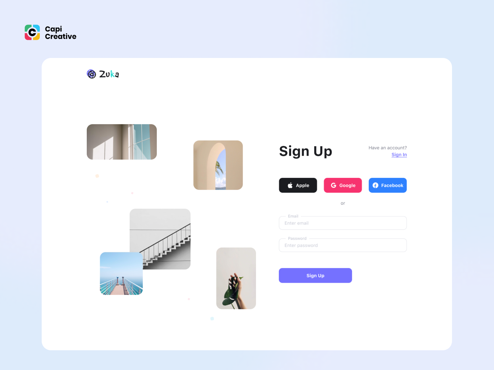 Zuka – Multipurpose Web UI Kit by Capi Product on Dribbble