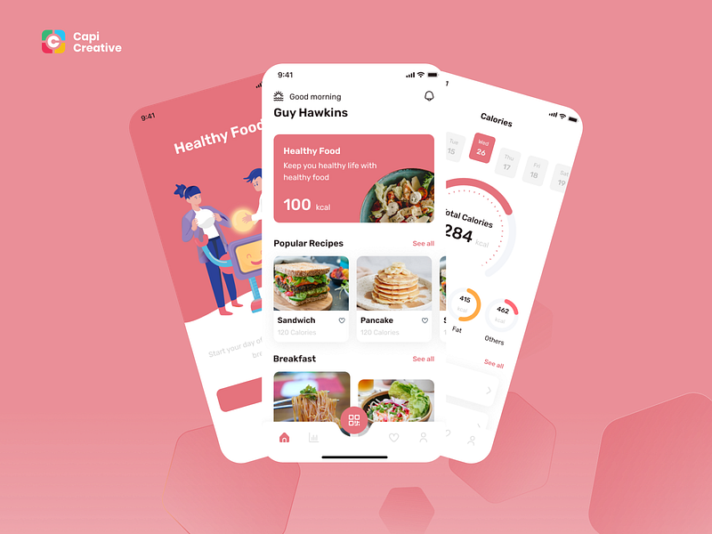 UI Health Concept by Capi Creative on Dribbble