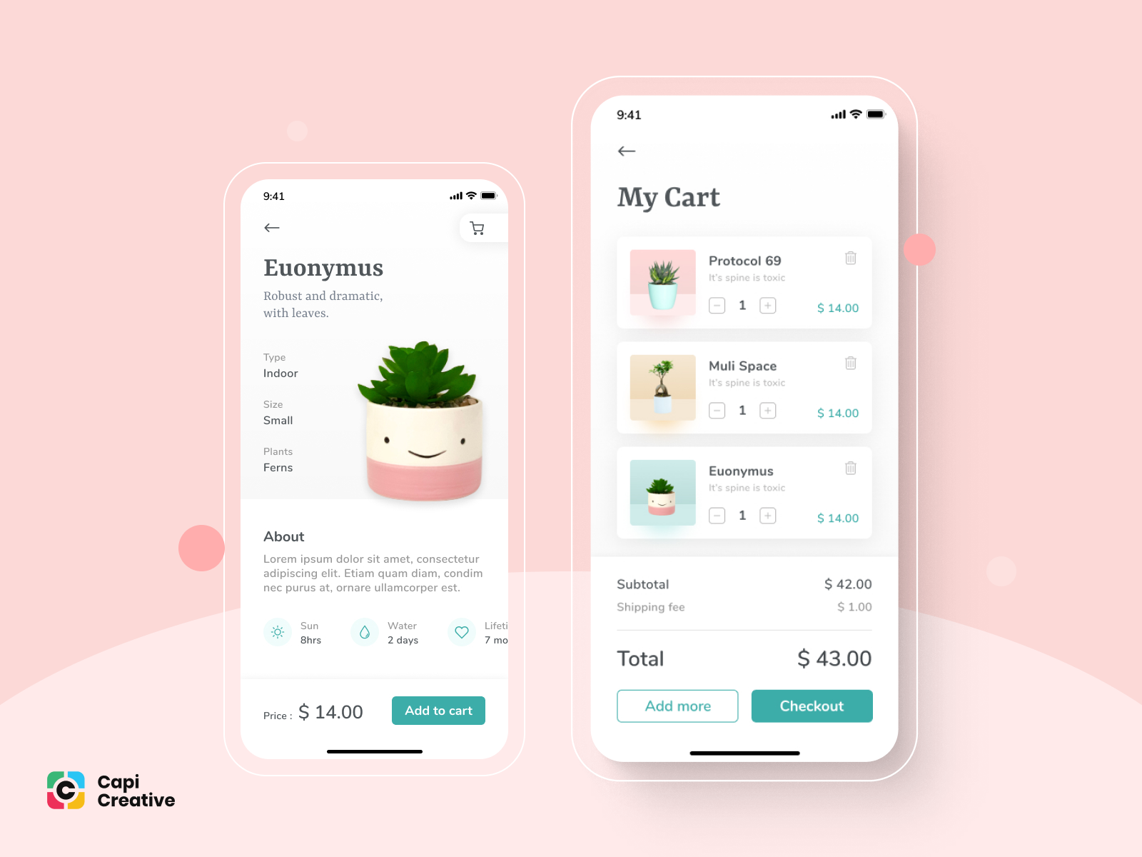 EGarden - Smart Garden & E-commerce Management App UI KIT by Capi ...