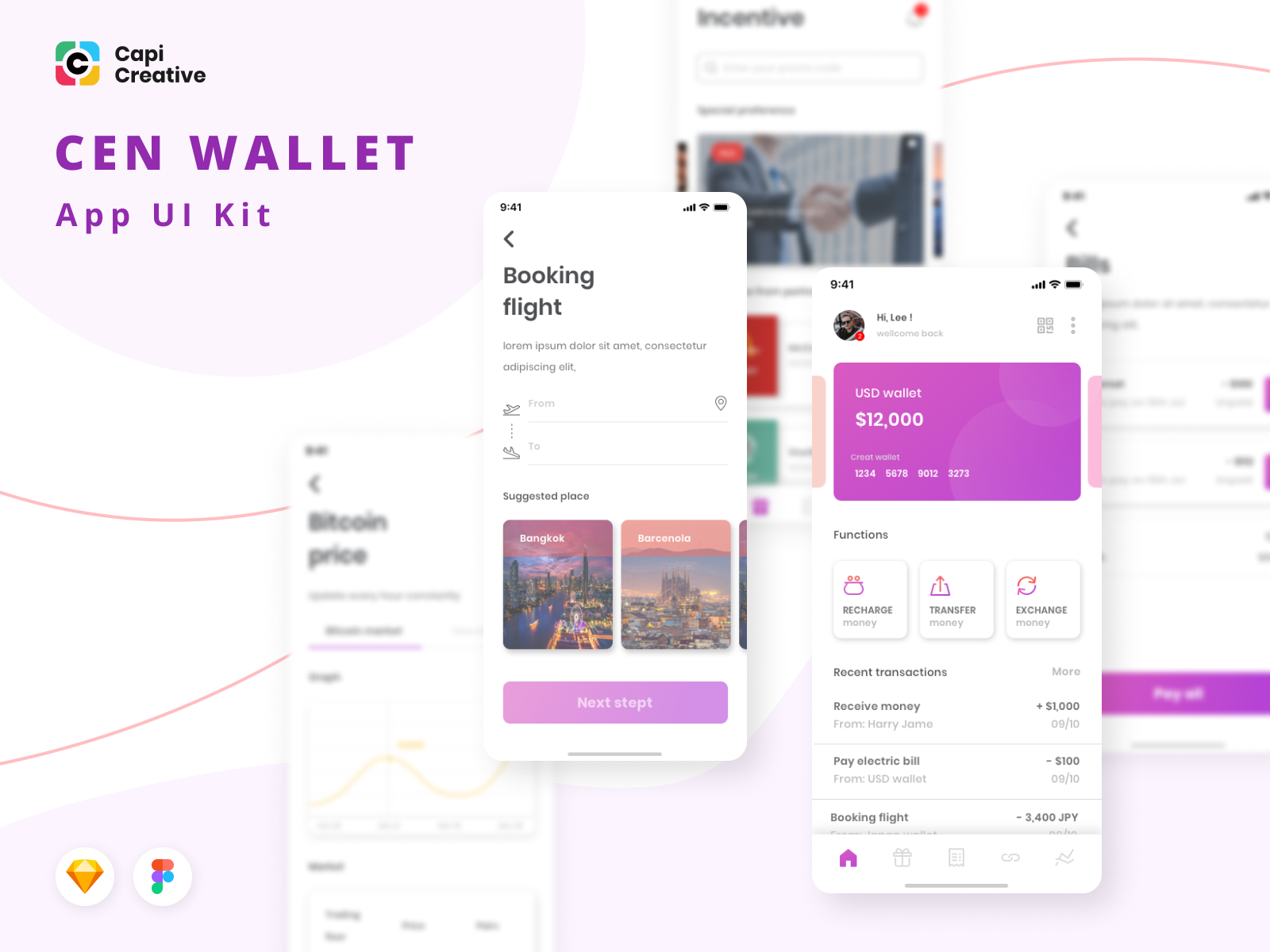 [updated] Crypto Wallet App Design Cen Wallet Ui Kit By Capi Product For Capi Creative On Dribbble