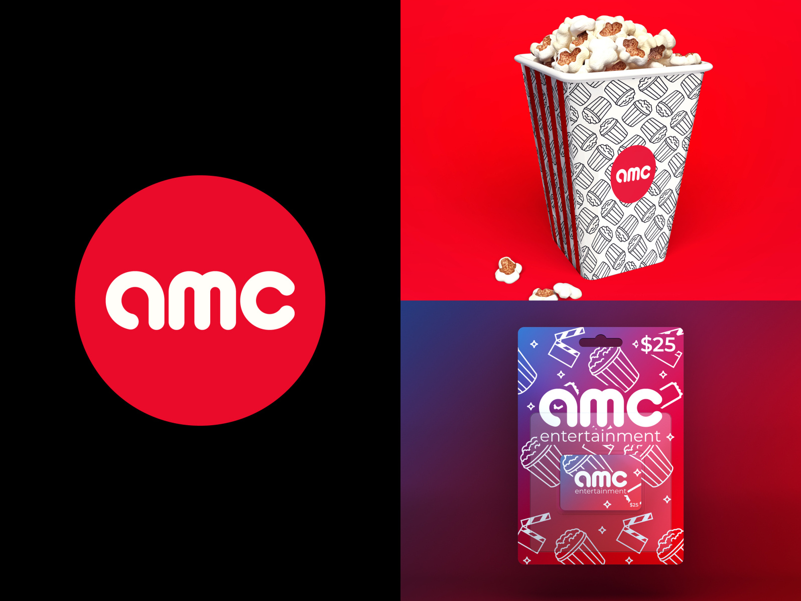 AMC Entertainment rebrand concept by Ed on Dribbble