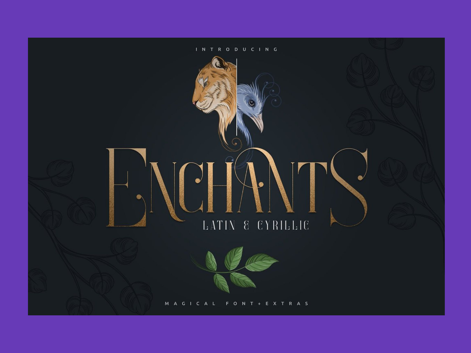 Magical font + Animal Designs + Nature Elements by MasterBundles on ...