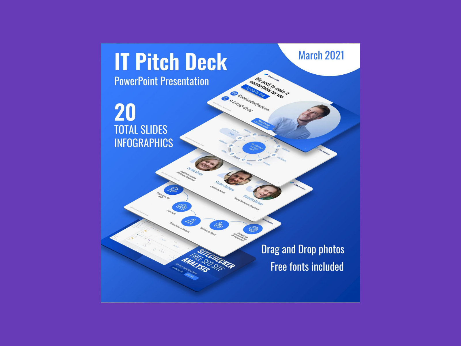IT Pitch Deck Template Presentation 2021 by MasterBundles on Dribbble