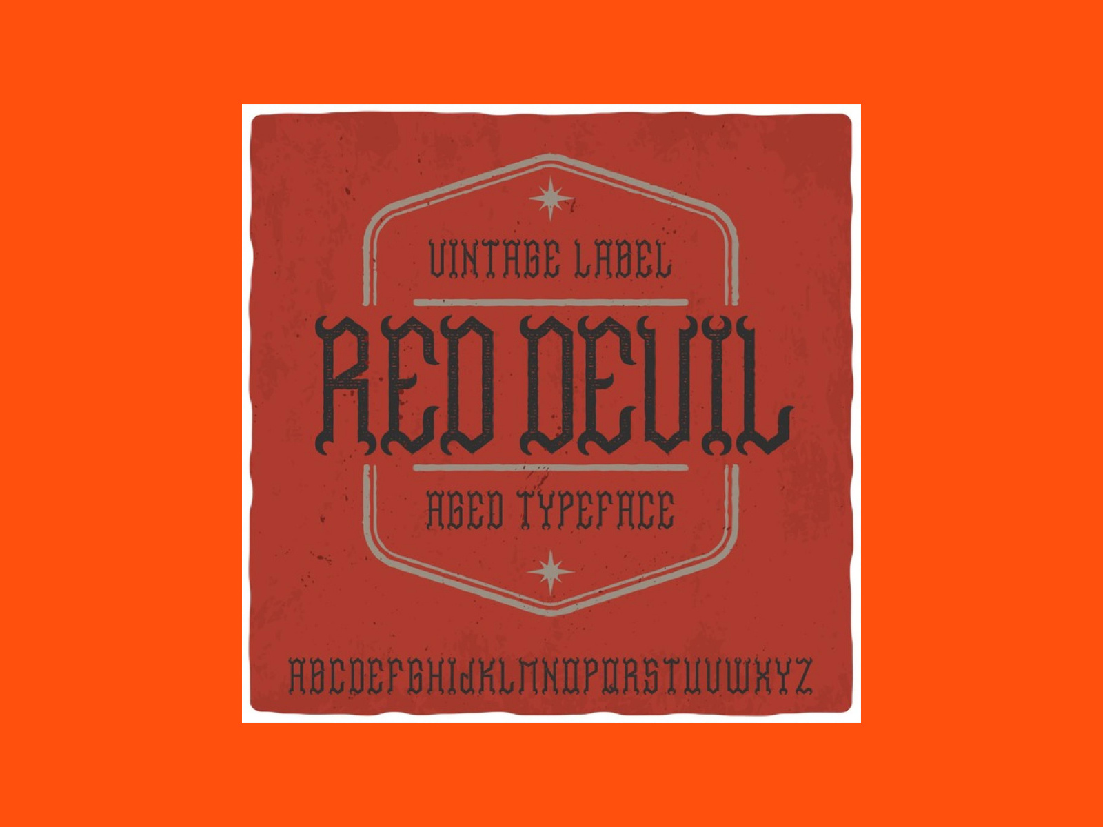 Red Devil Typeface by MasterBundles on Dribbble