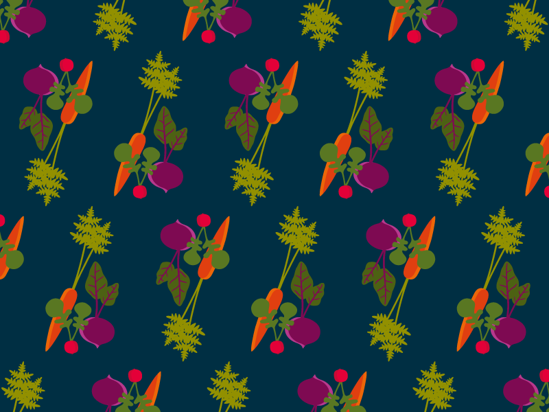 Vegetable Medley [1] by Veronica Galbraith on Dribbble