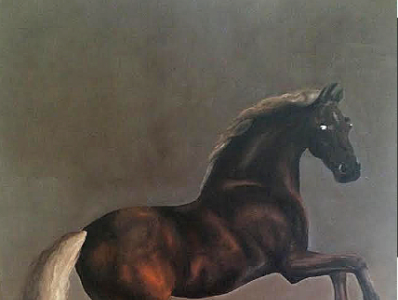 Whistlejacket oil on canvas - Tribute to Stubbs by J A Gillson on Dribbble