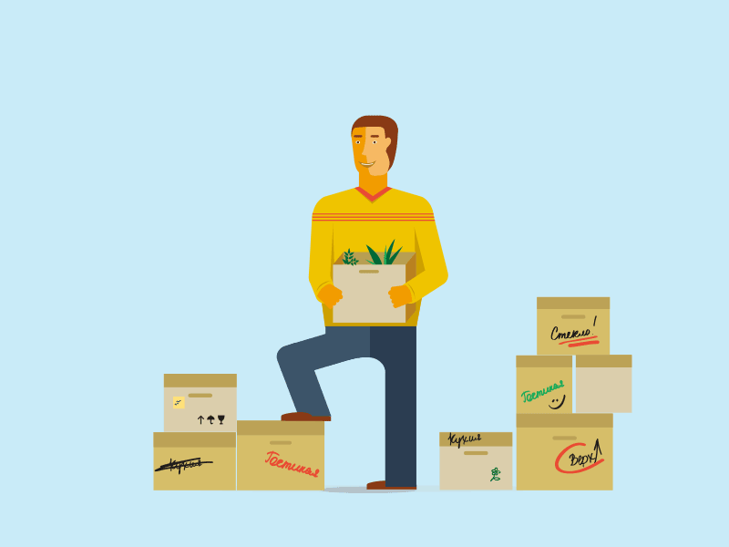 Workman by Evgenia Abramova on Dribbble