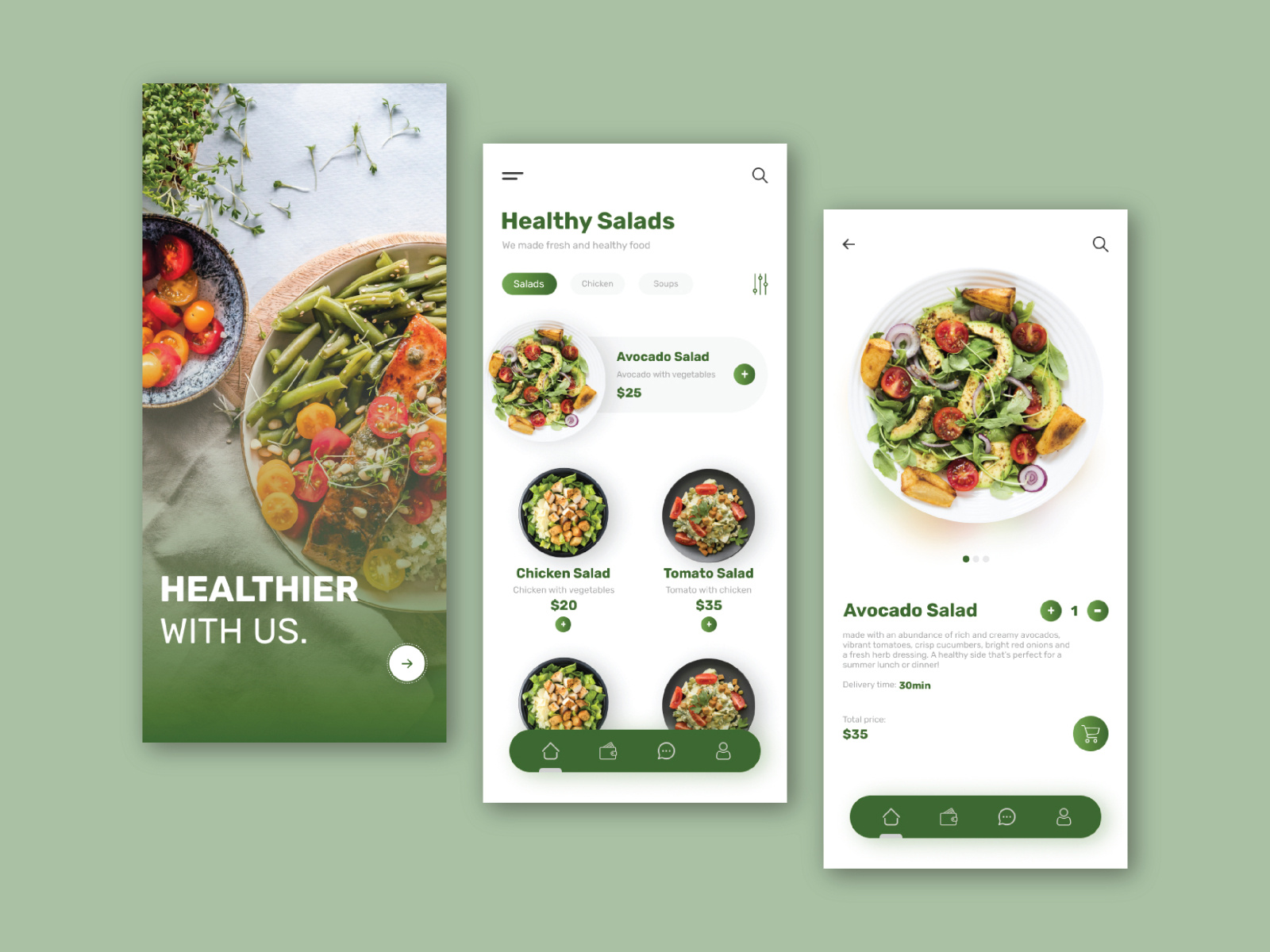 Healthy Food APP by SanaDevelopers on Dribbble