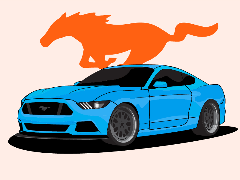 Mustang by Tyler Penner on Dribbble