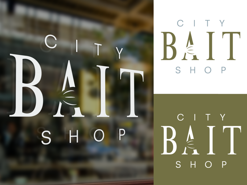 City Bait Shop logo by Amanda Rogers on Dribbble