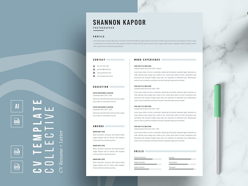 Browse thousands of Simple Cv images for design inspiration | Dribbble