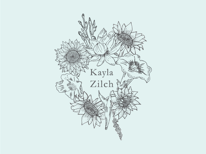 Kayla Zilch Logo by Rhema Design Co on Dribbble