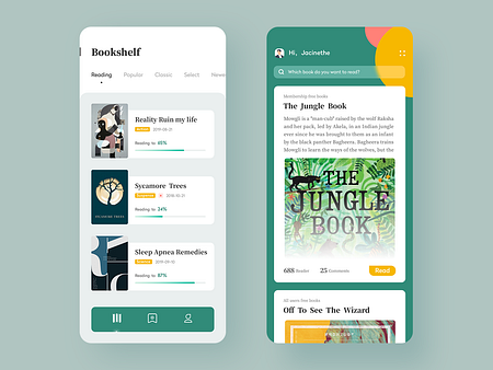 Reading App designs, themes, templates and downloadable graphic ...