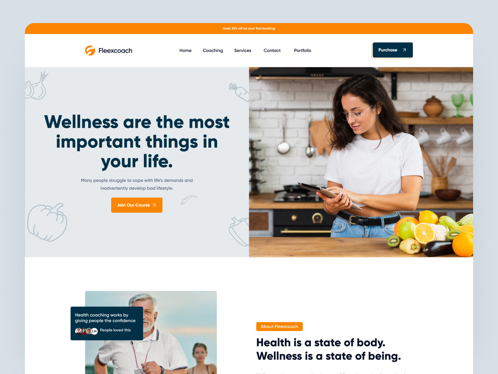 Health and Wellness Coaching & Consultant Landing Page by Shagor Ahmed ...