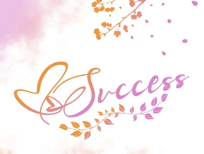 Success typography type design. by Mrs. Ferdows on Dribbble