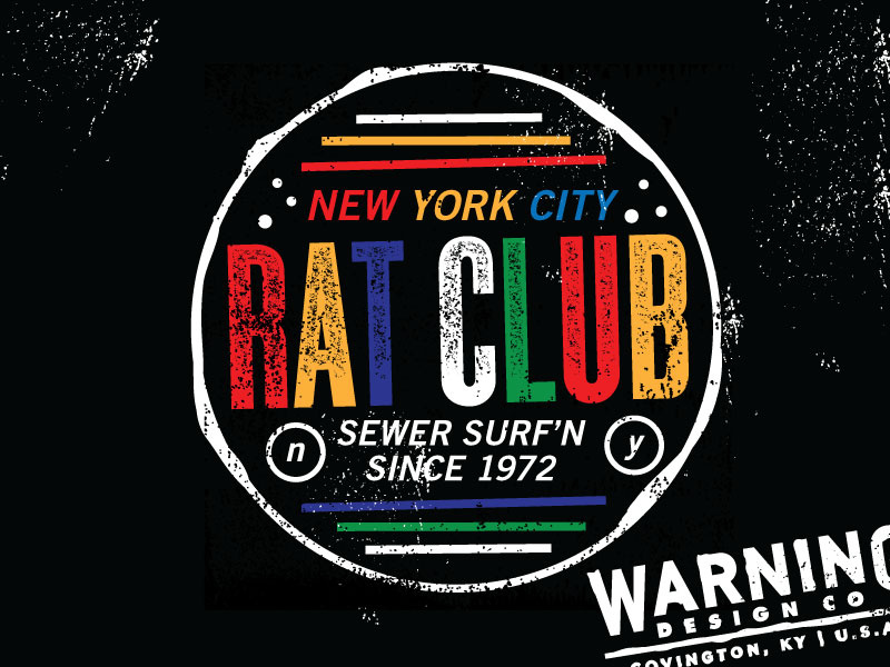 NYC Rat Club Sewer Surfers by Eric Warning on Dribbble