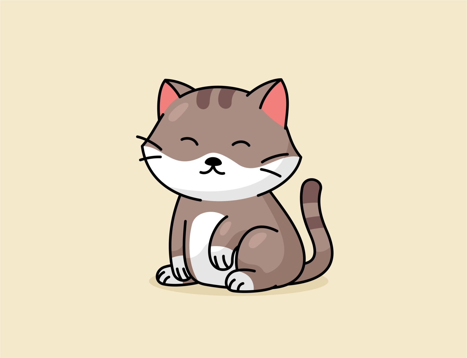 Fat cat by taufikrizkyy on Dribbble