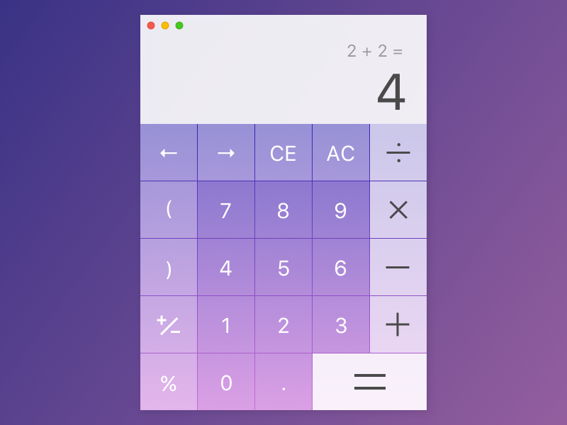 #003 Calculator by Anna Nguyen on Dribbble