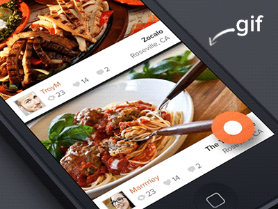 Hockey Puck Menu Concept by UI8 on Dribbble