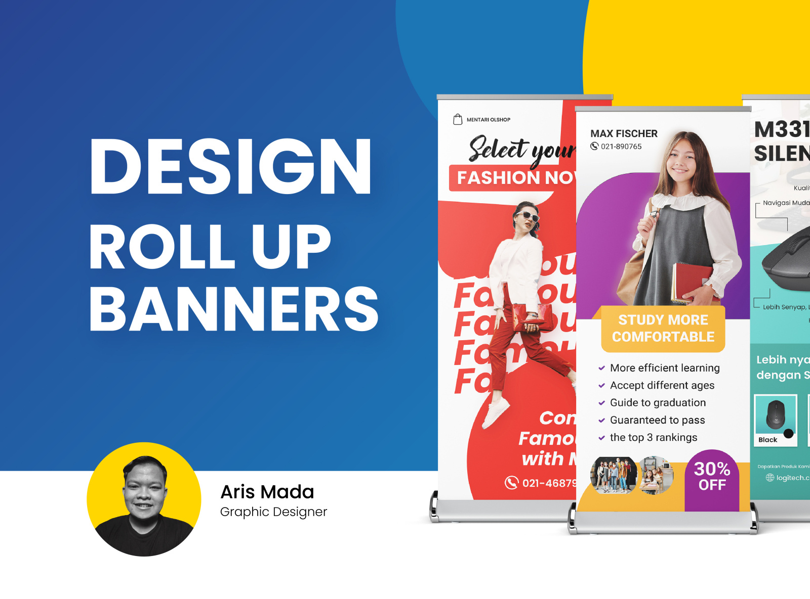 Design Roll Up Banners by Madaris on Dribbble