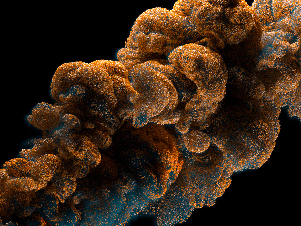 Smoke and Particle simulation by Hieran Chauhan on Dribbble