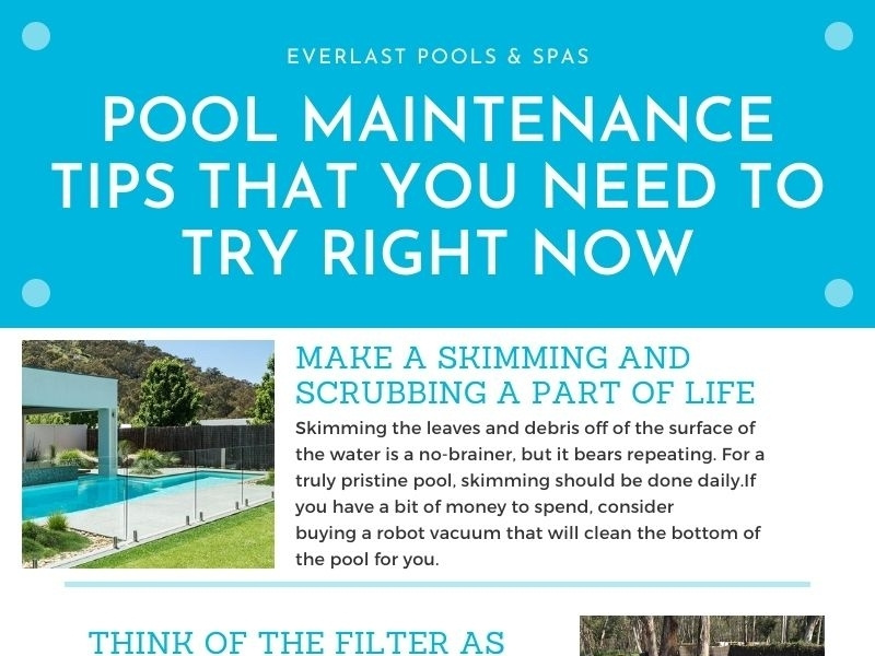 POOL MAINTENENCE TIPS THAT YOU NEED TO RIGHT NOW.... by Everlast Pools ...
