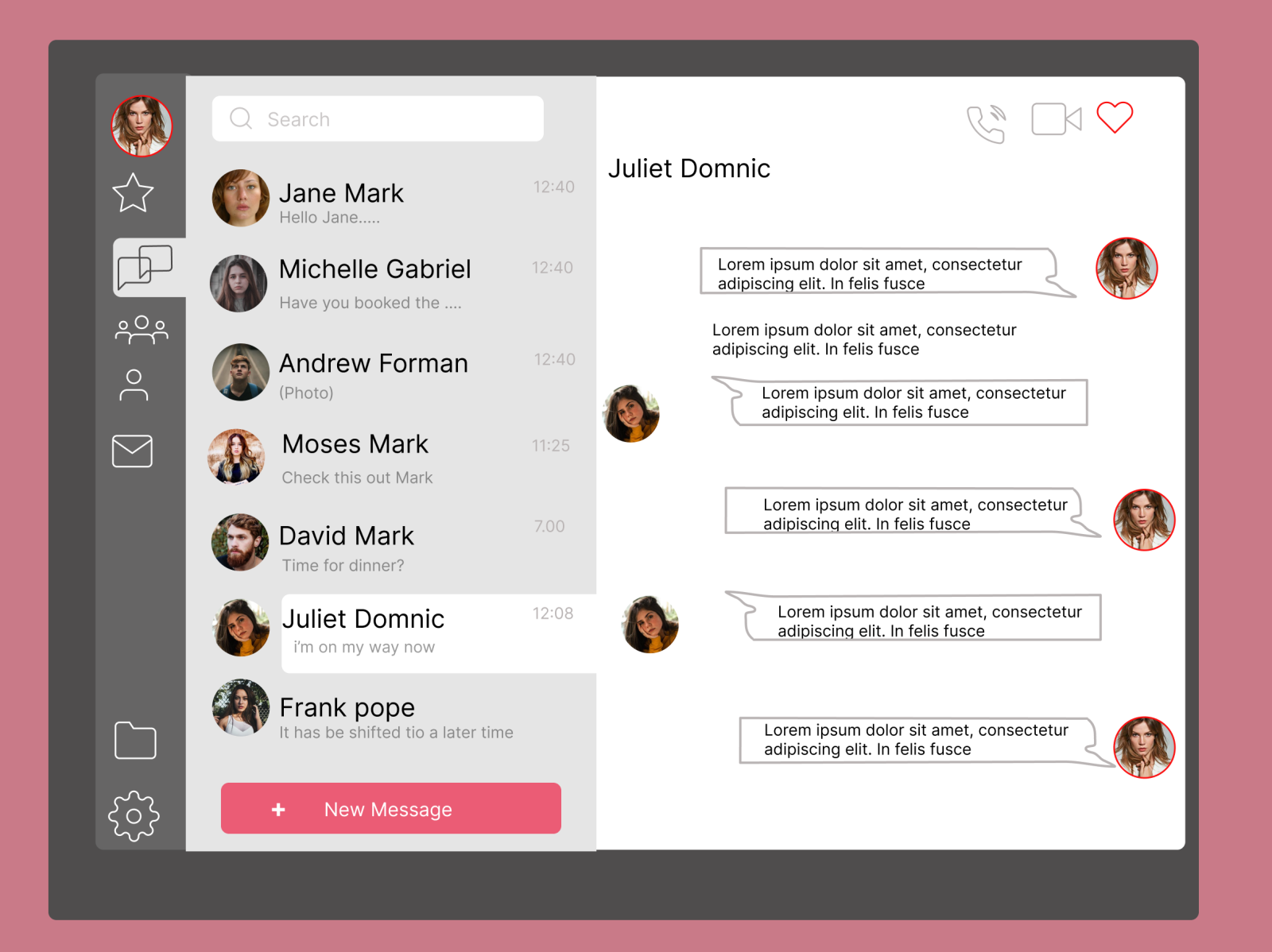 Direct message by Chinasa Juliet on Dribbble