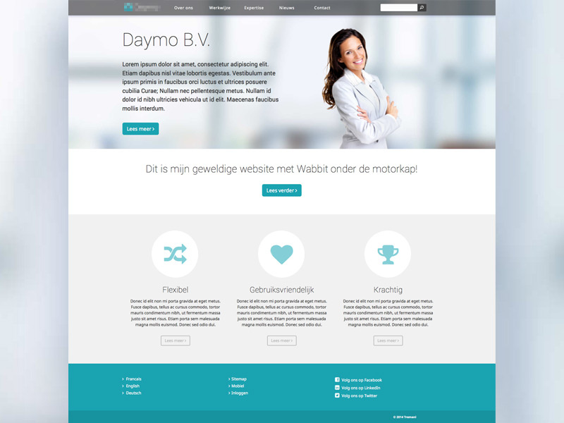 Demo site by Brenda Brudet on Dribbble