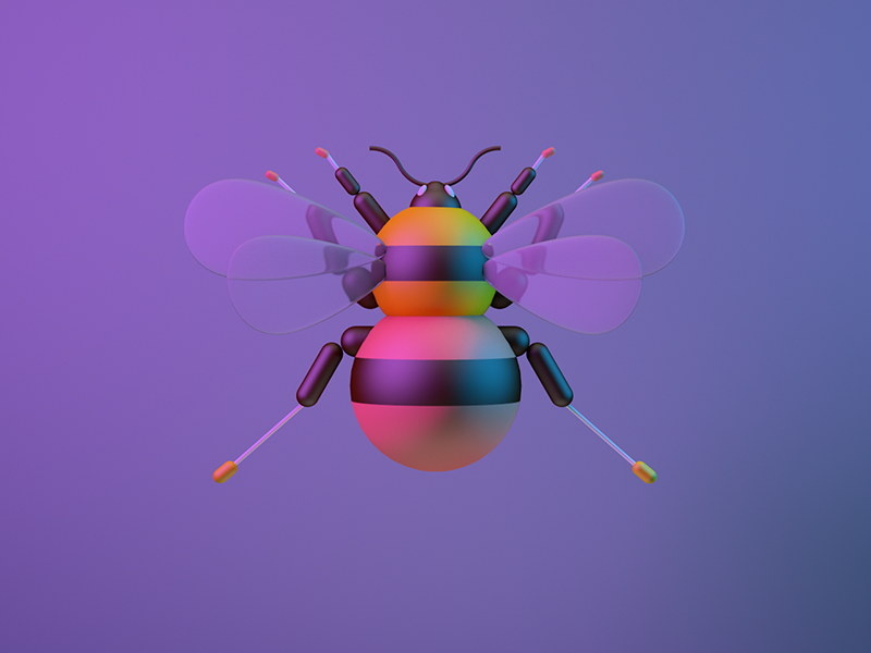 Bee by HoracioCG on Dribbble
