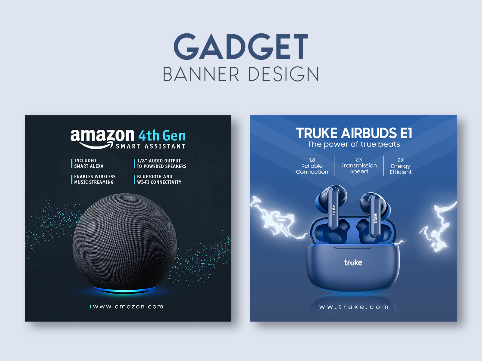 Gadget social media ads banner design by Golam NObi on Dribbble