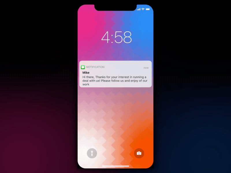 Gesture-based app launch by Alex on Dribbble