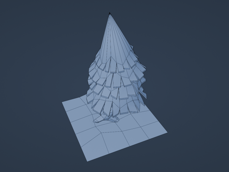 3D-Model Wireframe Tree by Masilamani on Dribbble