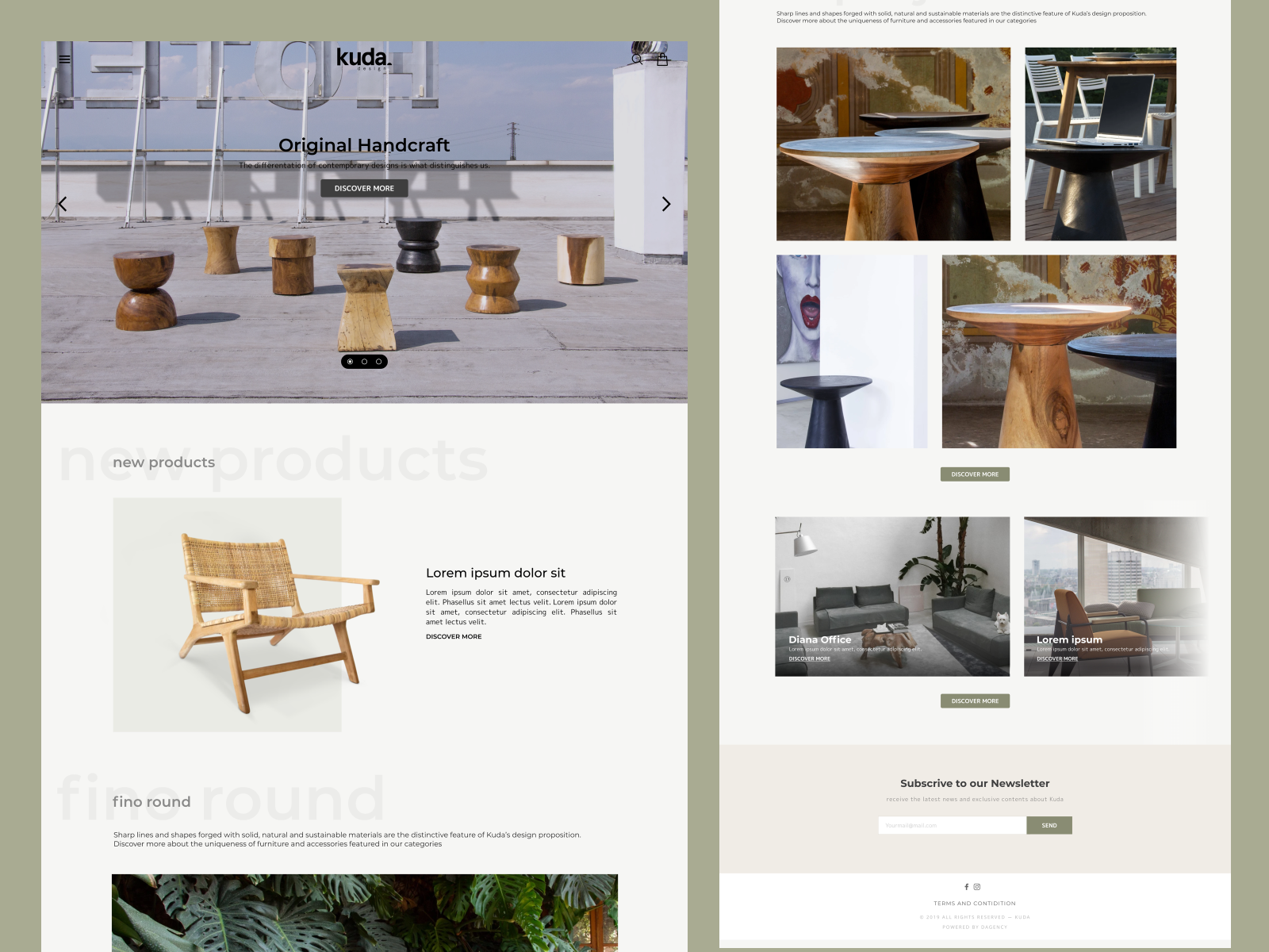 Kuda Design | Homepage by Mattia Dragone on Dribbble