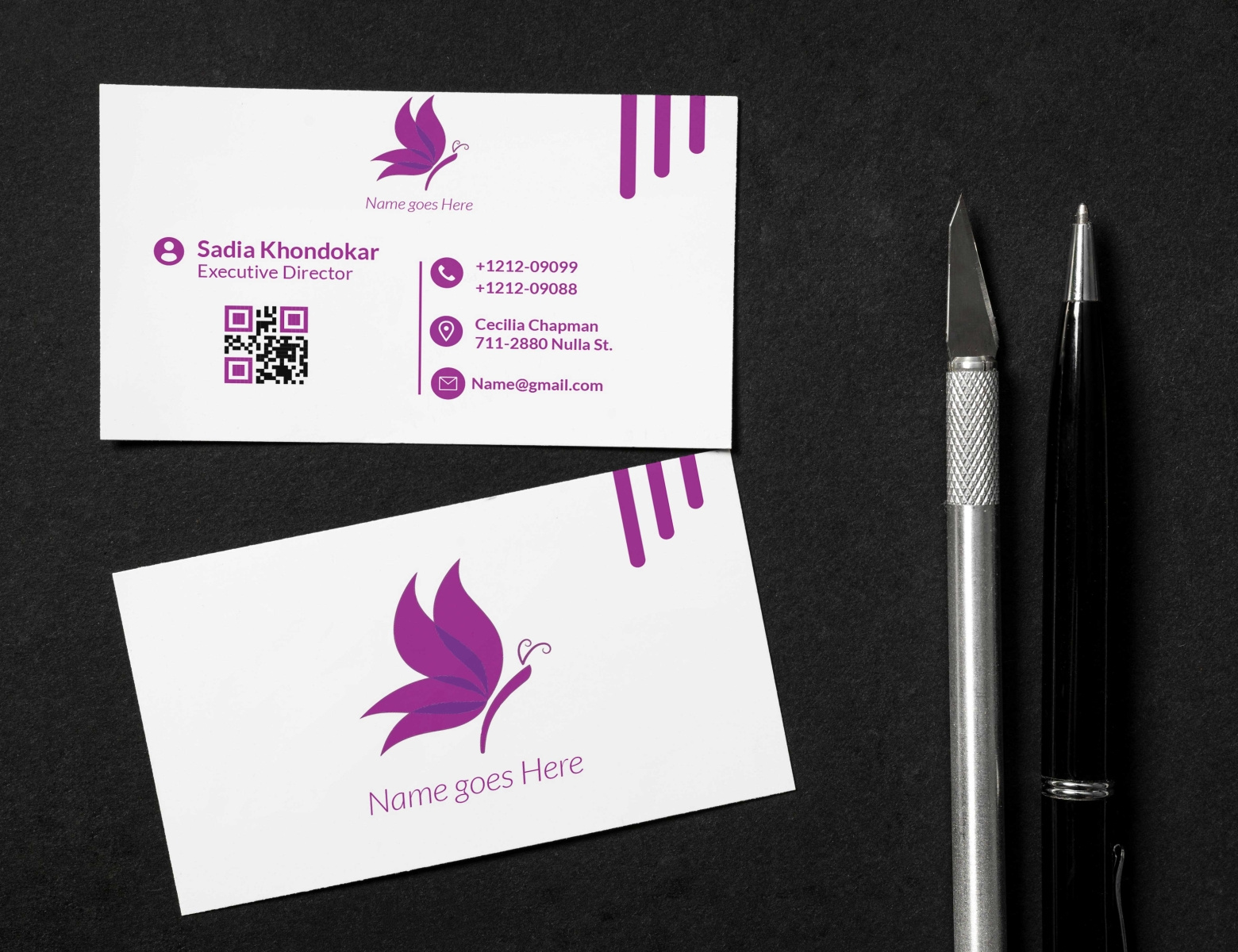 Business card by Shahriar Abdullah on Dribbble