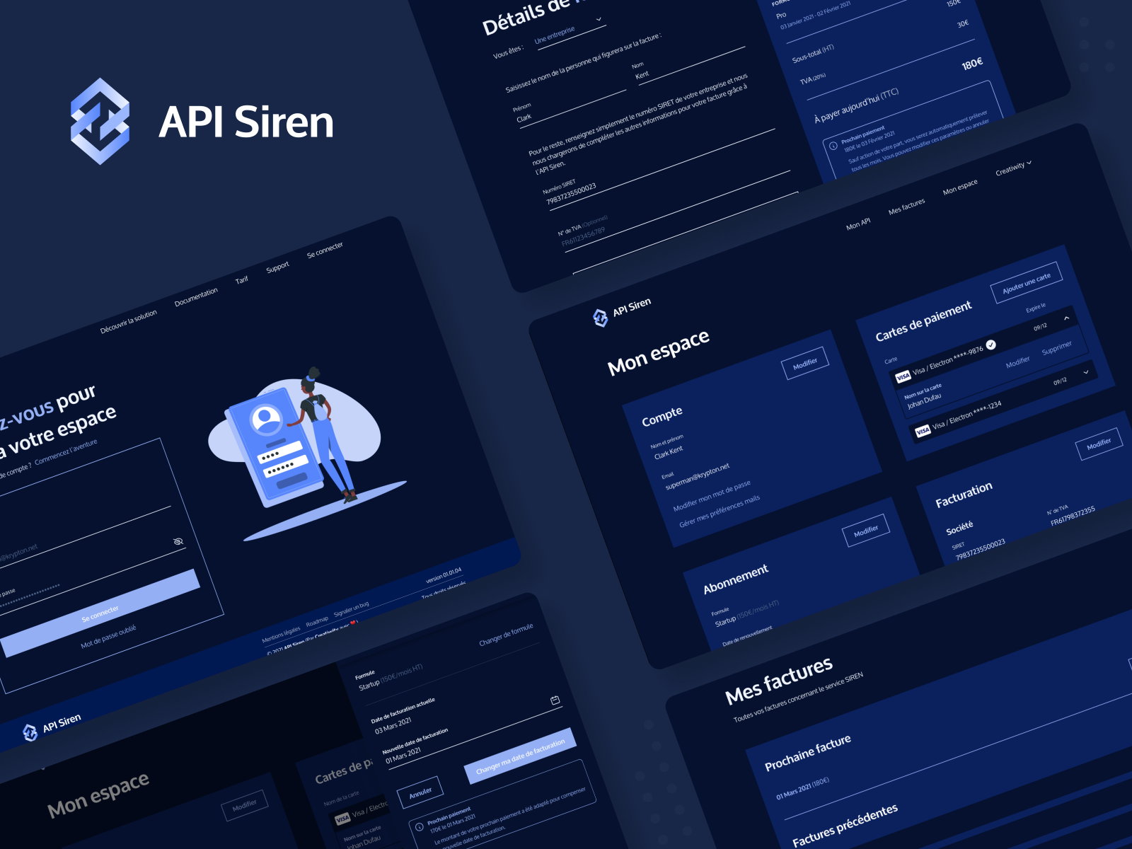 API Siren - Client Dashboard by Creatiwity | UI/UX Team on Dribbble