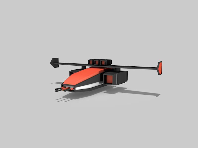 Low Poly Spaceship by Zack White on Dribbble
