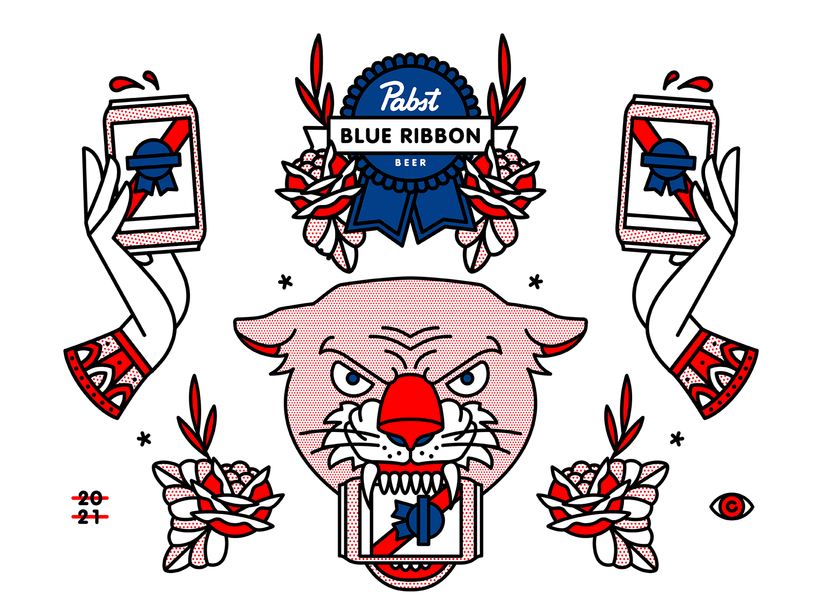 Pabst Blue Ribbon Logo Png